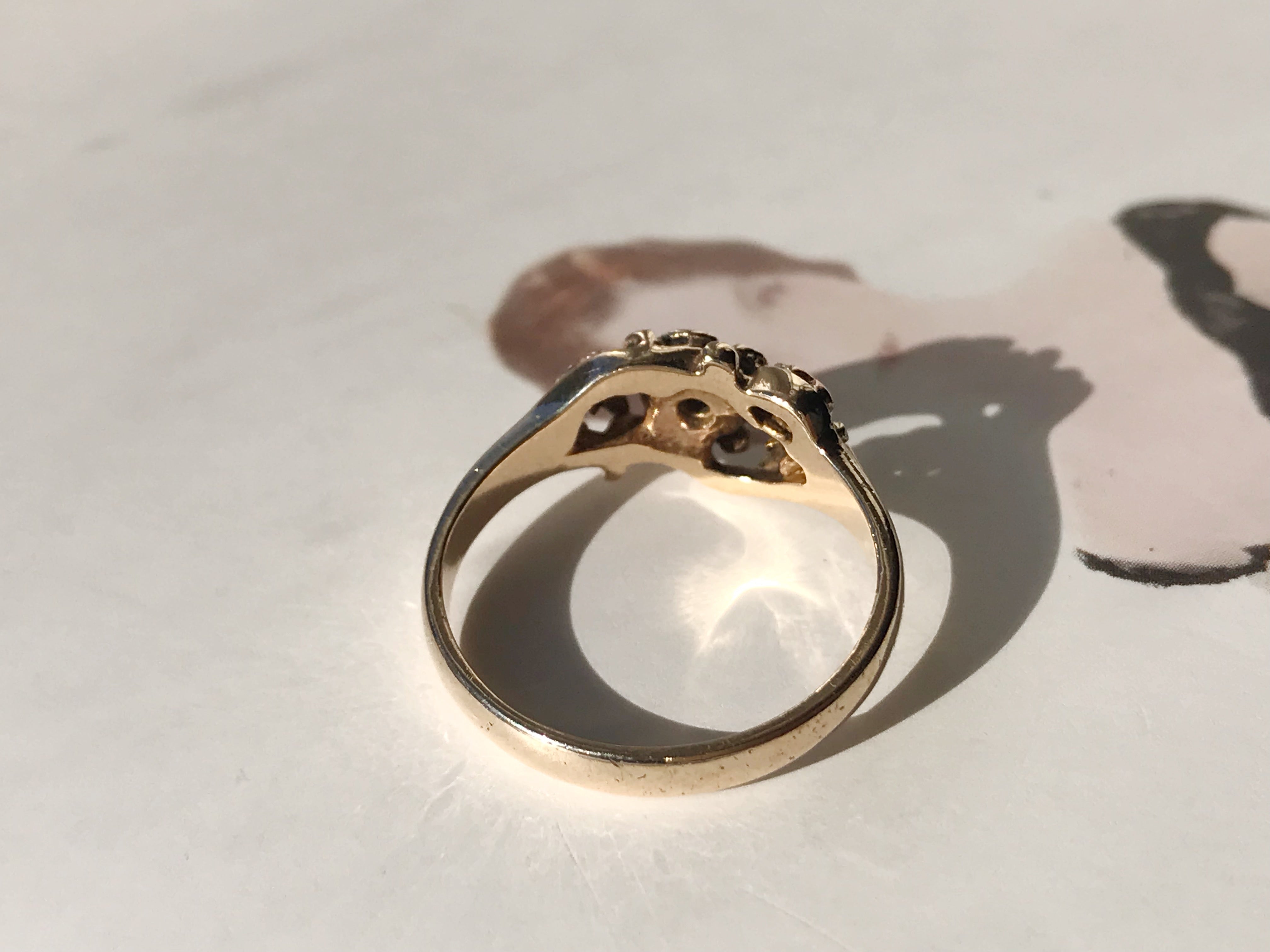 Black Hills Gold Diamond Grapevine Ring – Stacey Fay Designs