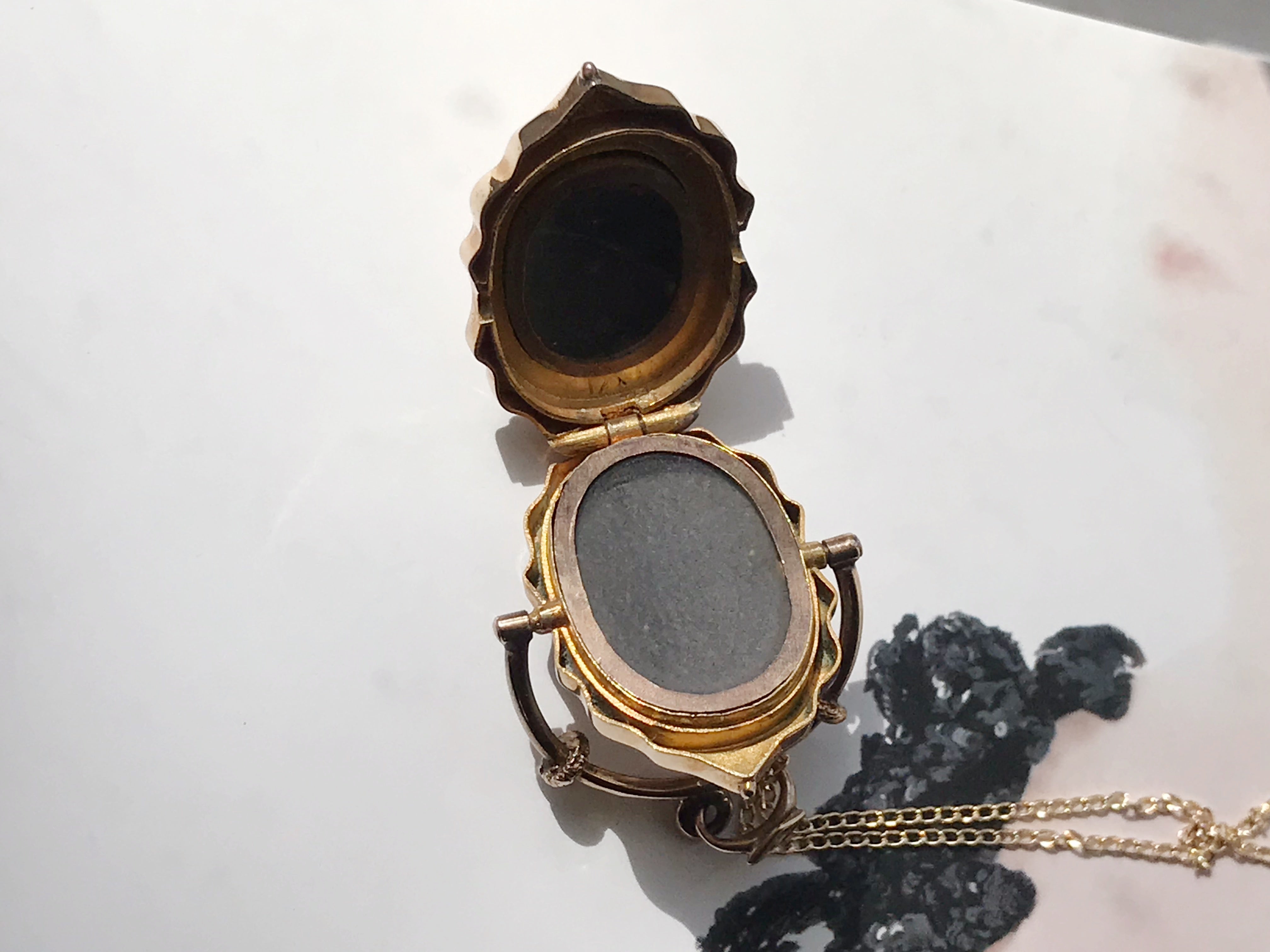 Victorian Gold Fob Locket – Stacey Fay Designs