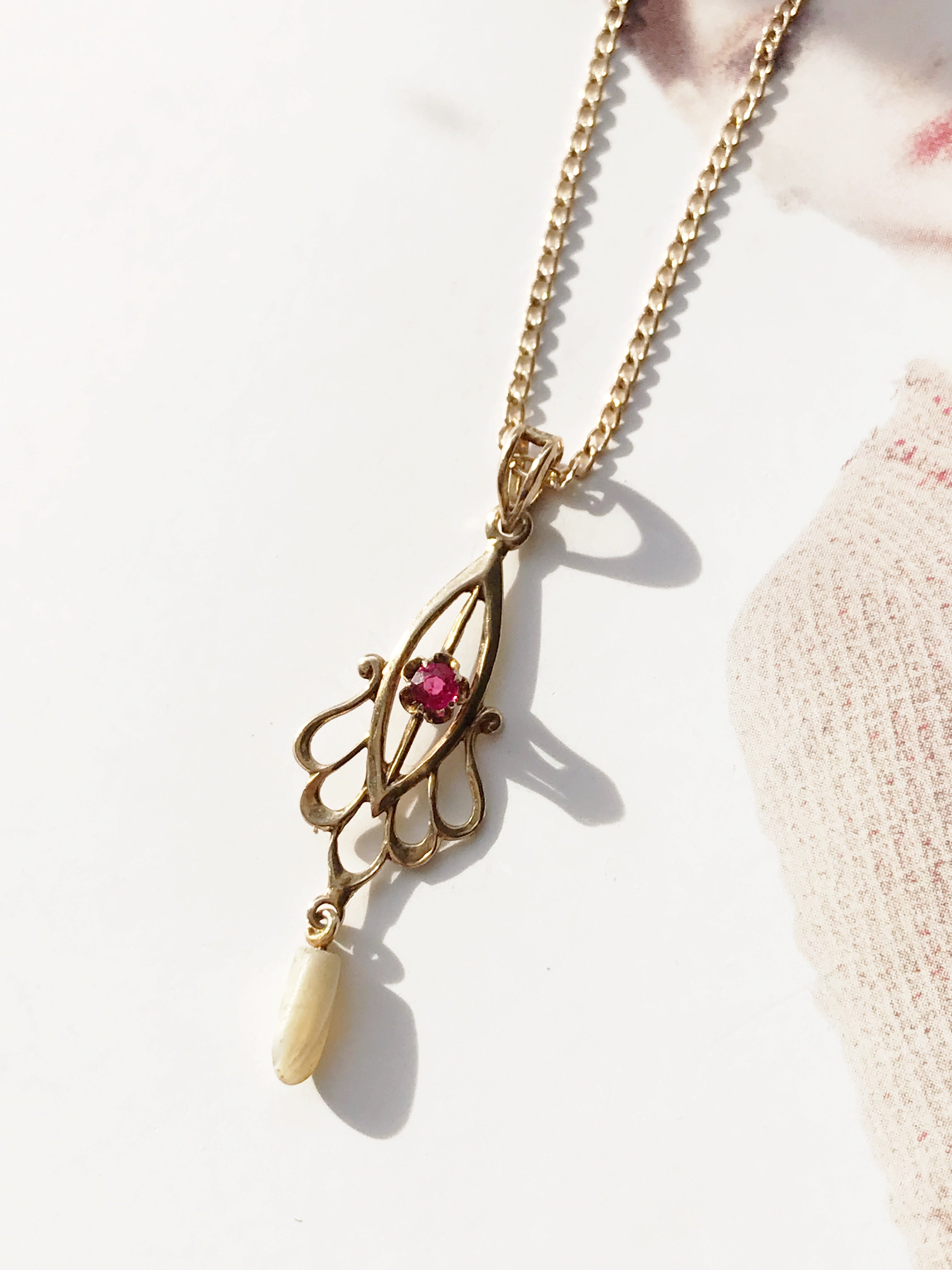 Edwardian Lavalier Necklace – Stacey Fay Designs