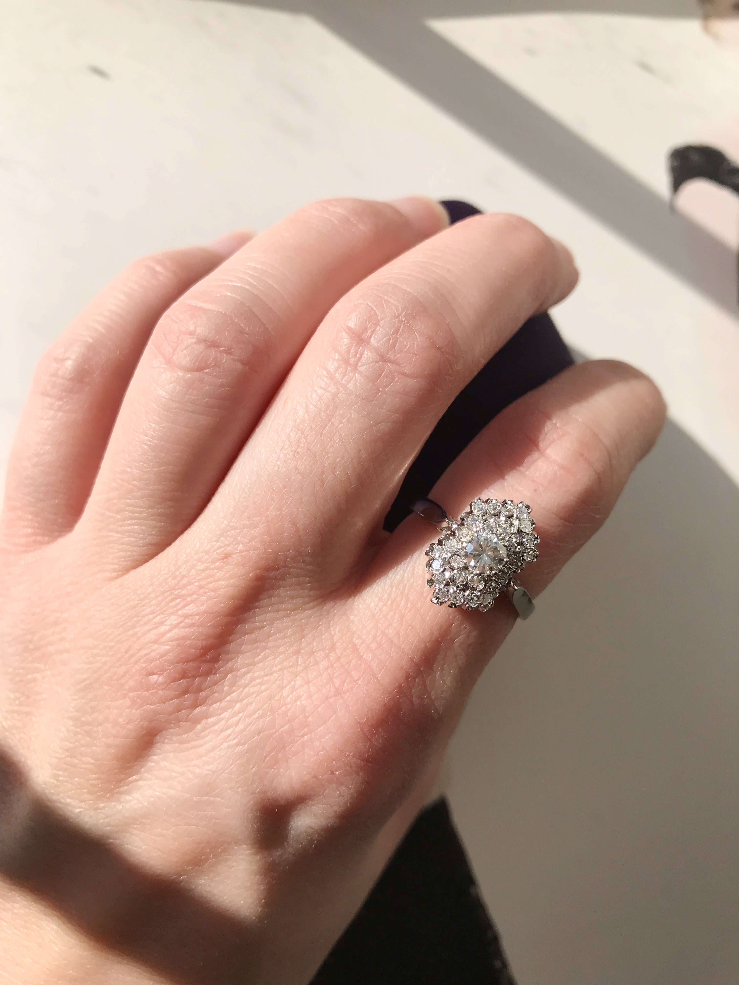 Princess Style Diamond Engagement Ring – Stacey Fay Designs