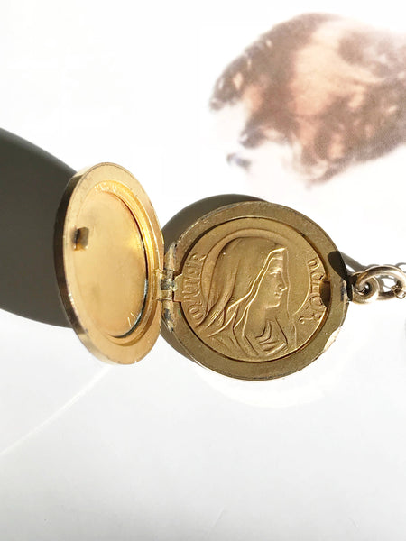 WWI Locket with Eagle and Religious Medals – Stacey Fay Designs